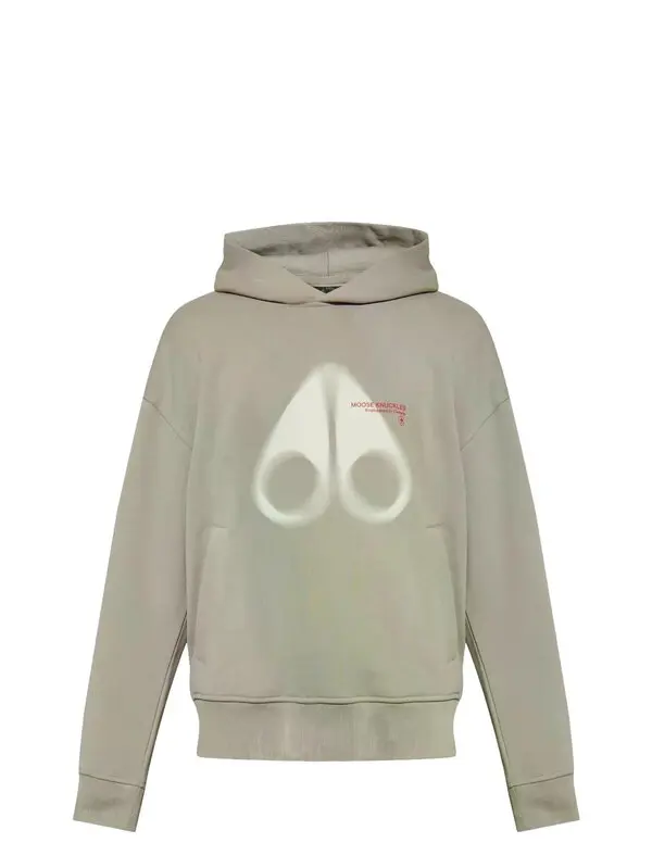 Moose Knuckles Logo-print Hoodie - Neutrals