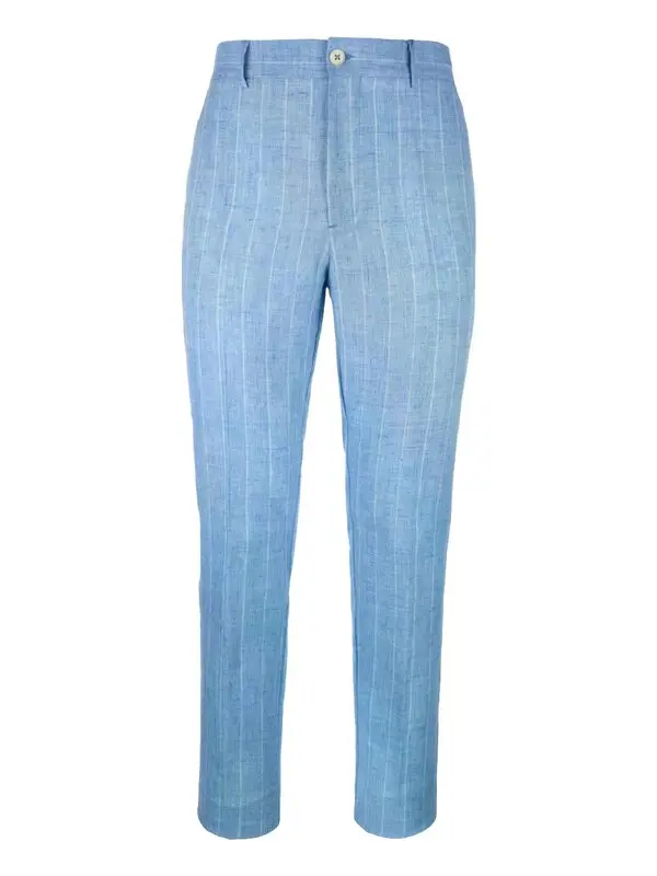 Brian Dales Striped Trousers - Blue