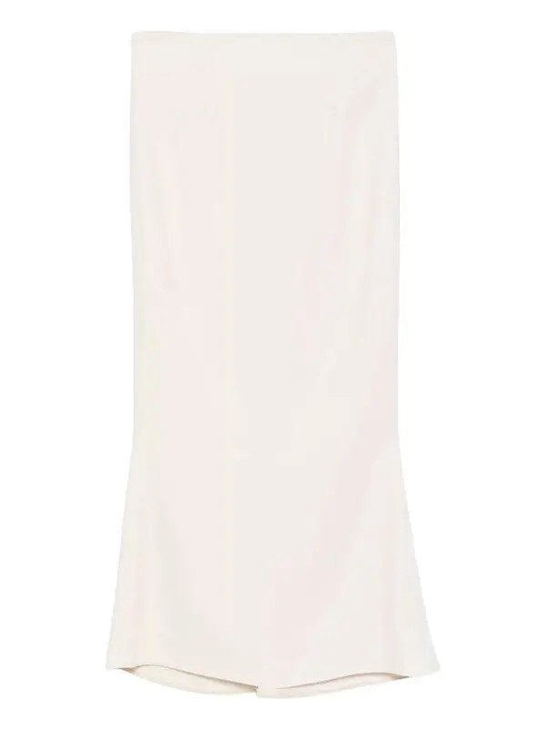 STYLAND Crepe Maxi Skirt - Neutrals
