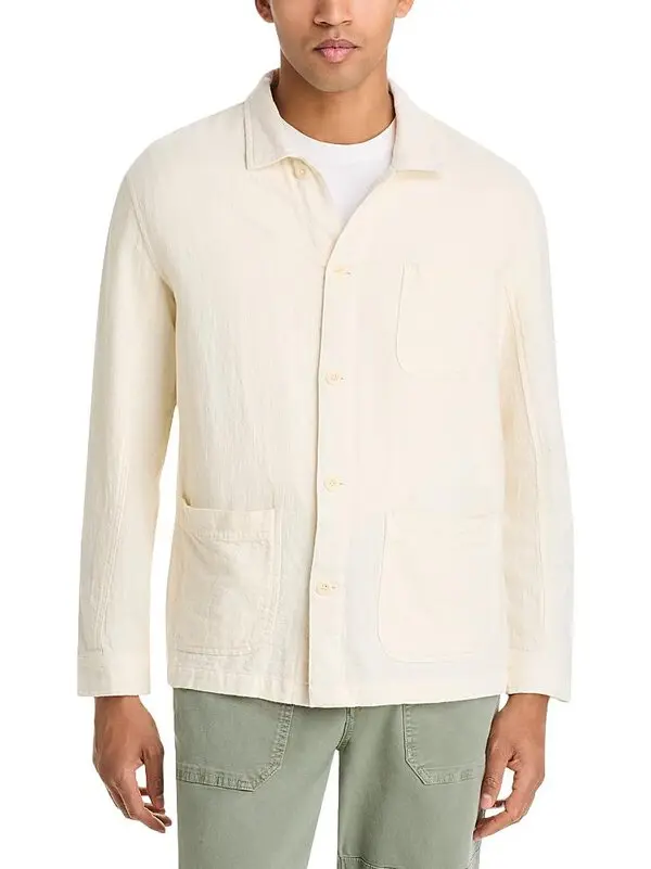 Rails Ambrose Relaxed Fit Shirt Jacket - Ecru