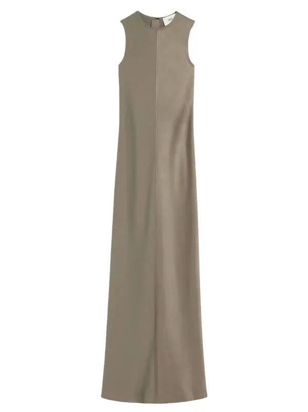 Ami Straight Maxi Dress - Cendre