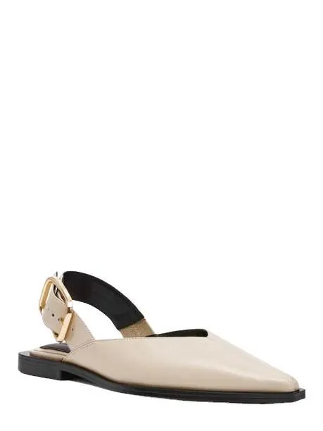 Steve Madden Shay Slingback Flats - Bone Leather