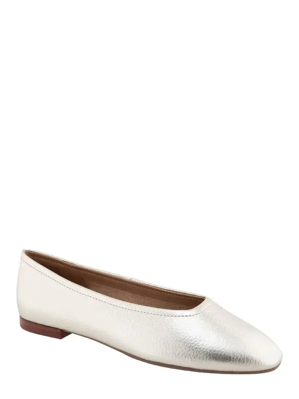 Aerosoles Amelie Ballet Flat - Soft Gold Leather
