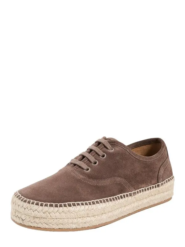 JW Anderson Laced-up Espadrilles - Taupe