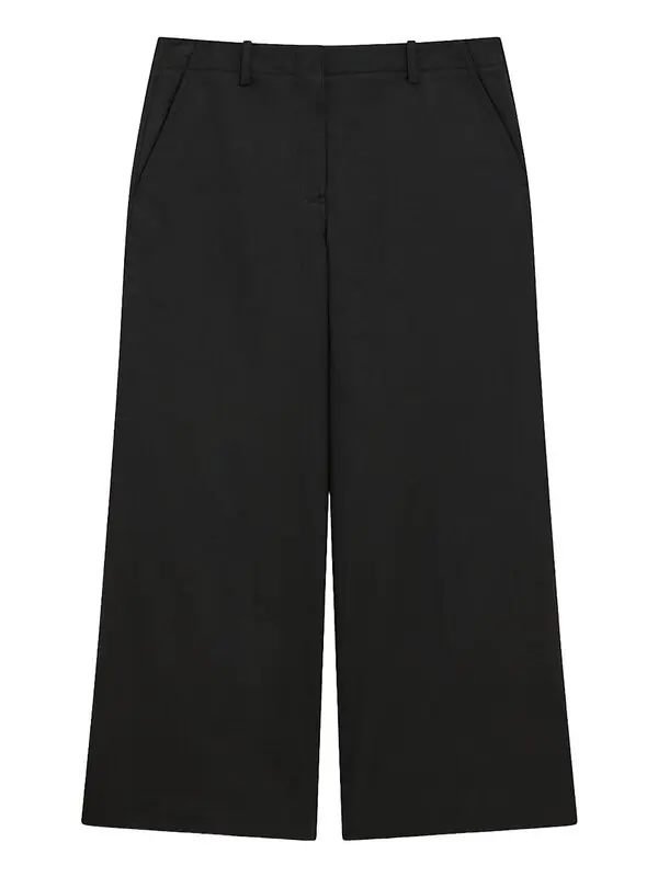 Theory Classic Straight Leg Chino Pants - Black