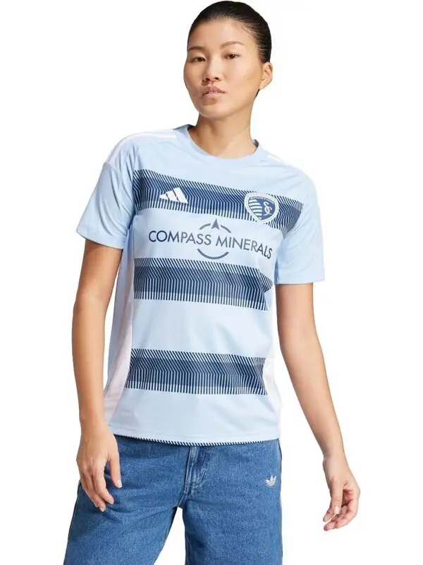 Adidas Sporting Kansas City 25/26 Home Jersey - Glow Blue
