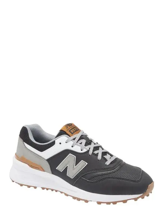 NEW BALANCE 997 Sl Waterproof Spikeless Golf Shoe - Black / White
