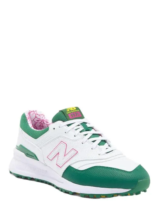 NEW BALANCE 997 Sl Waterproof Spikeless Golf Shoe - White / Multi