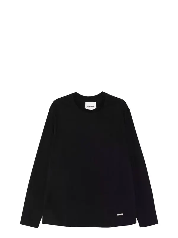 JIL SANDER Logo-plaque T-shirt - Blue