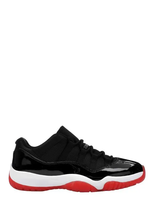 JORDAN Retro Low Bred Sneakers - Black/white/varsity Red