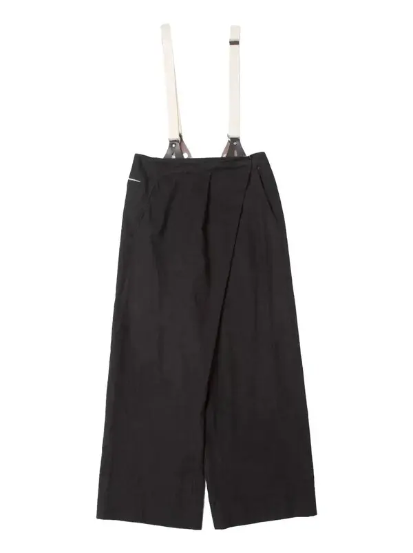 MULLER OF YOSHIOKUBO Suspender Trousers - Black