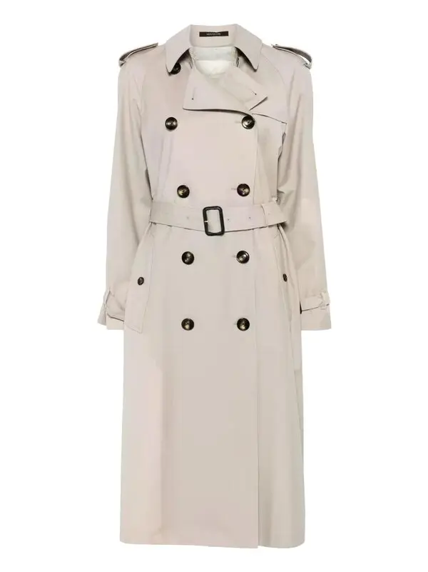 MONTECORE Wool Trench Coat - Grey
