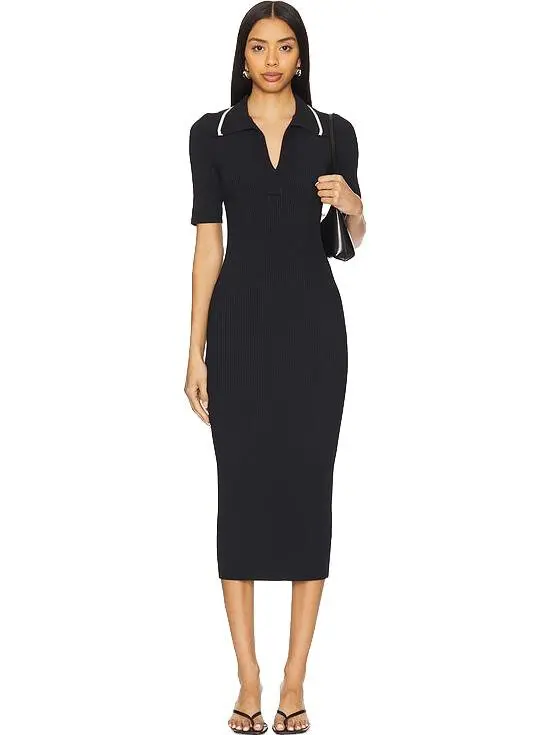 A.L.C. Darcy Dress - Midnight  Navy  & Parchment