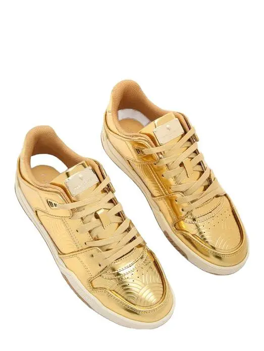 Kurt Geiger Regan Low Top Sneakers - Gold