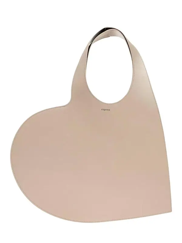 Coperni Leather Tote Bag - Neutrals
