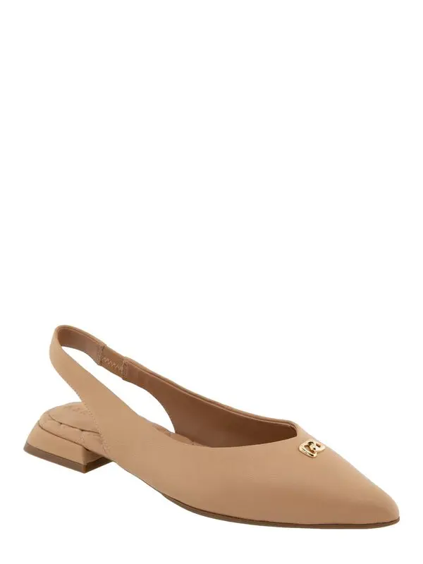 Aerosoles Nayana Slingback Flats - B04 Beig B Leather