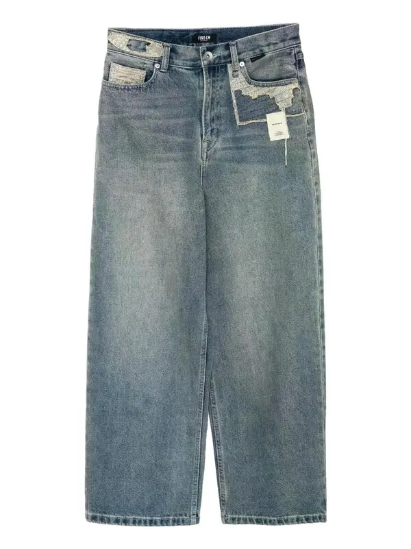 FIVE CM Patchwork Jeans - Blue