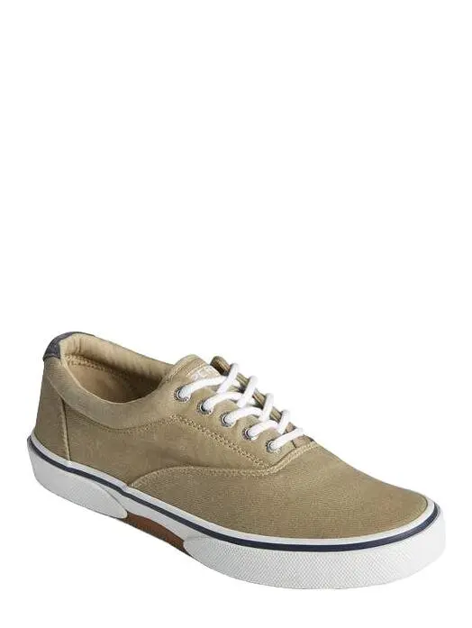 Sperry Halyard Cvo Recycled Cotton Sneaker - Khaki