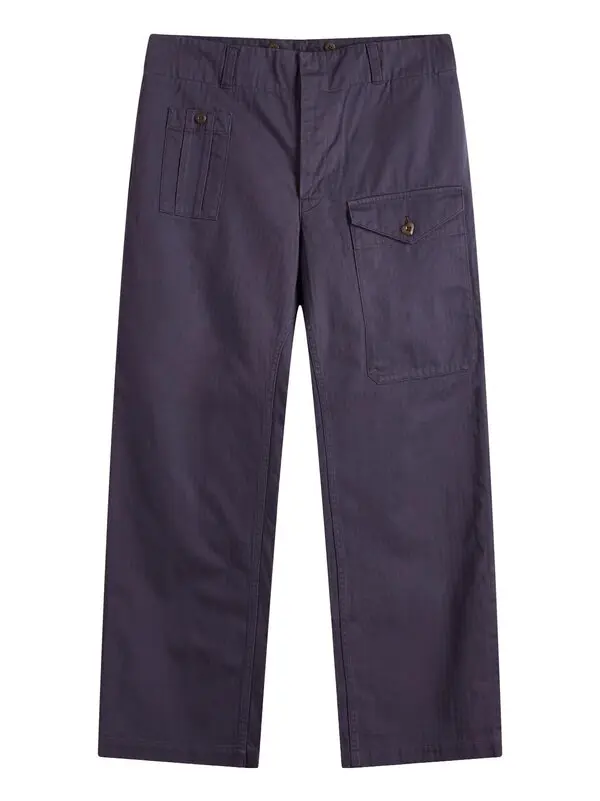 HUMAN MADE Straight Cargo Pants - Navy