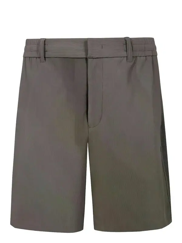 Emporio Armani Logo-appliqué Shorts - Brown