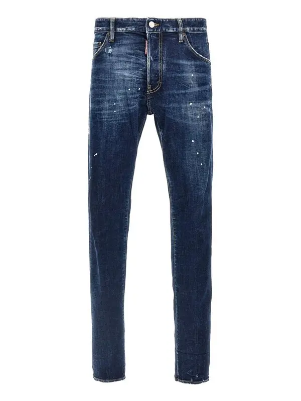 Dsquared2 Stretch Denim 'cool Guy' Jeans - Blue