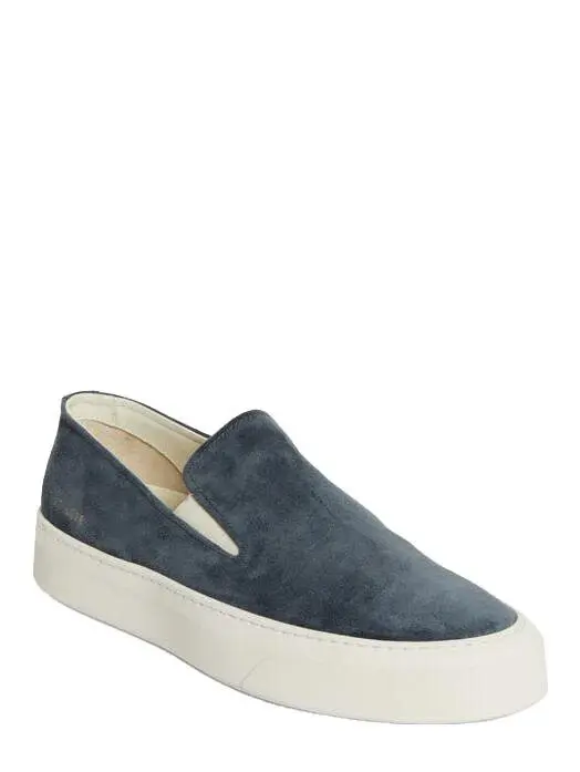 COMMON PROJECTS Suede Slip-on Sneakers - 4928 Navy
