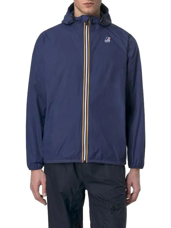 K-WAY Le Vrai 4.0 Claude Water Repellent Jacket - Blue Deep Cobalt