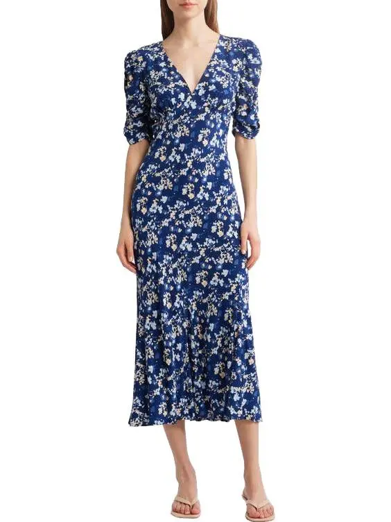 Rails Zariah Floral Midi Dress - Navy Flora