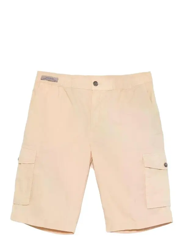 Paul & Shark Cotton Cargo Shorts - Yellow