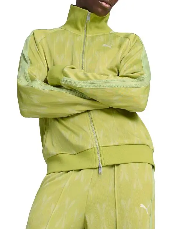 PUMA Never Worn T7 Track Jacket - Sea Kelp