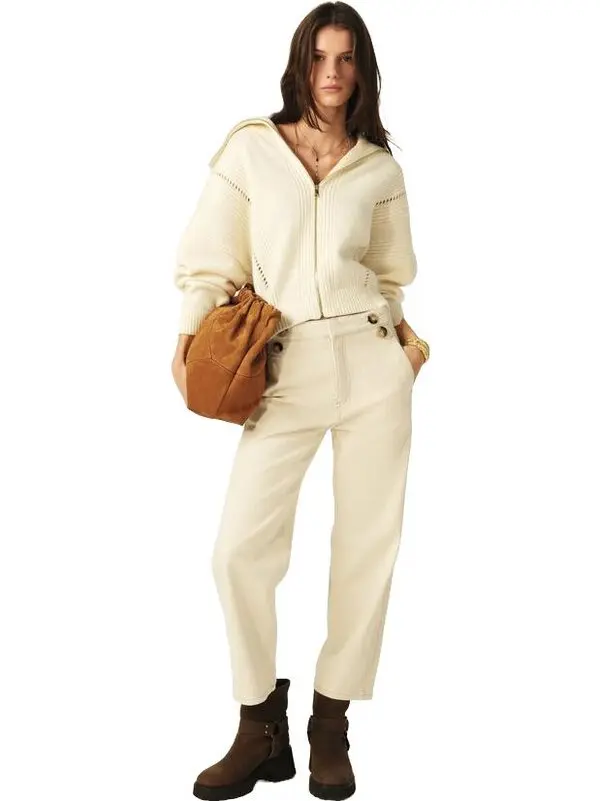 Ba&sh Aimmer Straight-leg Jeans - White