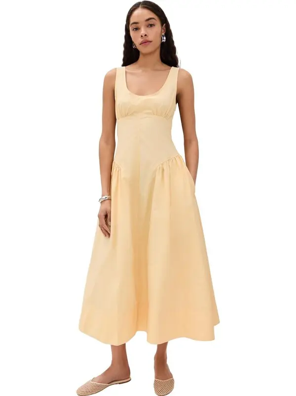Proenza Schouler White Label Kendall Dress - Light Wheat