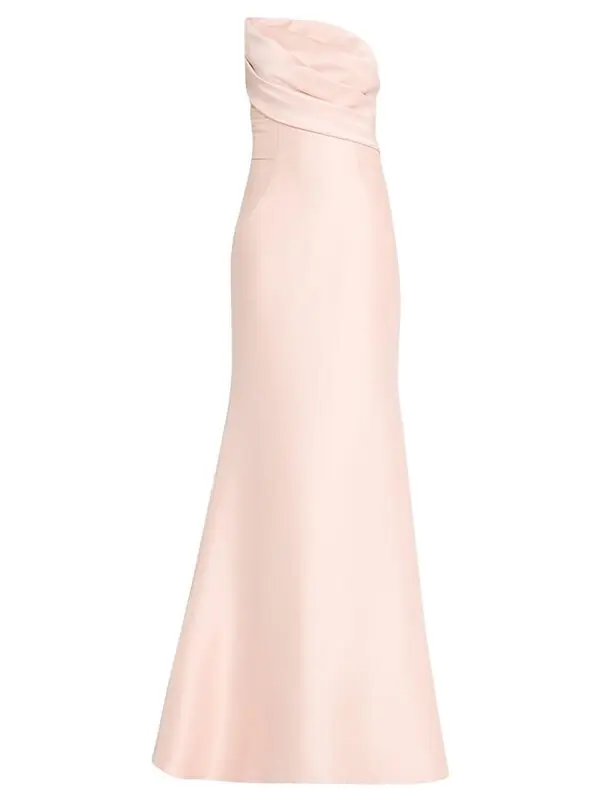 Jovani Strapless Trumpet Gown - Blush