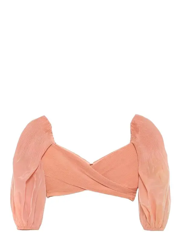 Zimmermann Pleated Blouse - Orange