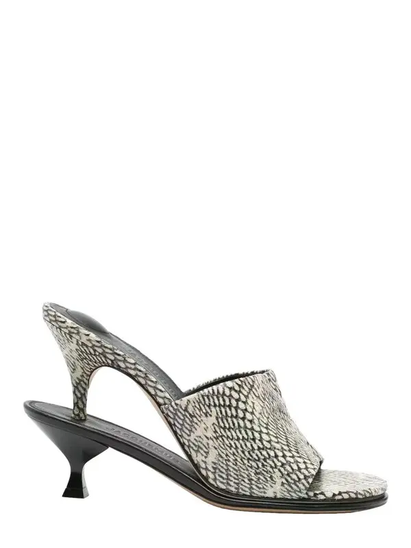 Jacquemus 110mm Les Doubles Hi Sandals - Neutrals