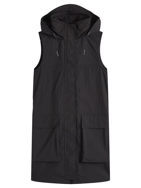Our Legacy Deck Dress In Yachting Weave - Black Yachting Weave