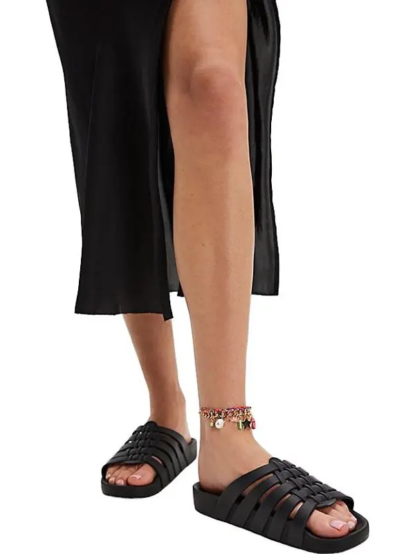 Melissa Possession Slides - Matte Black