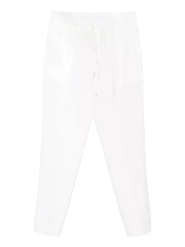 BRIGLIA 1949 Wimbledons Tapered Trousers - White