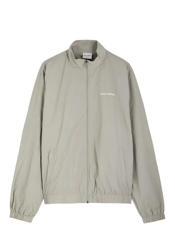DAILY PAPER Eward Logo-print Nylon Jacket - Grey