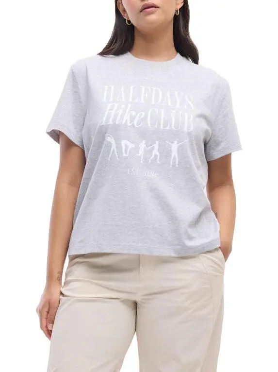 HALFDAYS Graphic T-shirt - Heather Grey