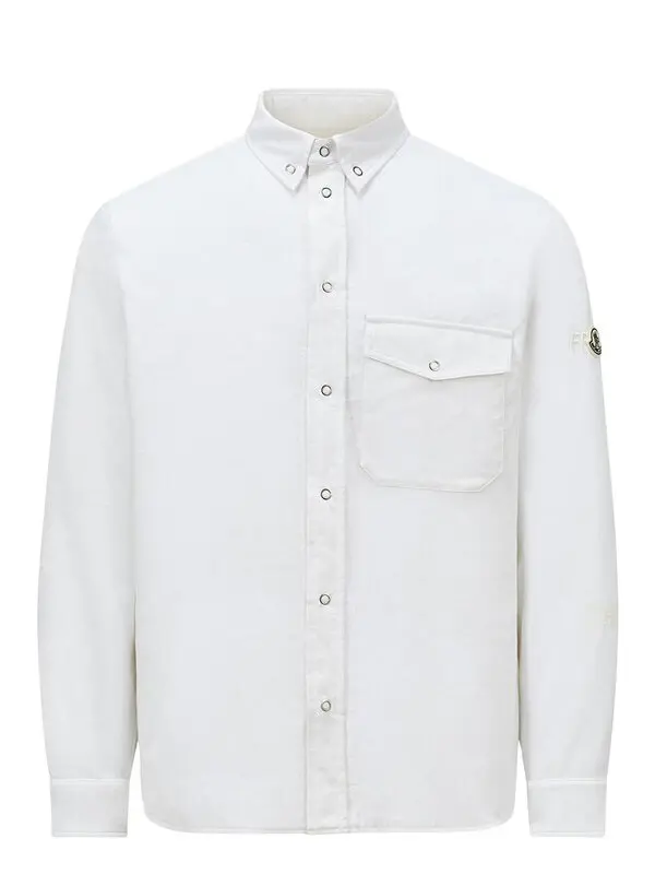 MONCLER X FRGMT X Frgmt Padded Shirt Jacket - White