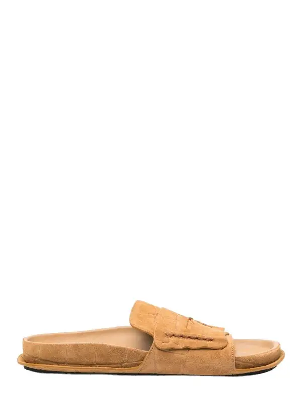 Jacquemus The Mocassin Slides - Brown