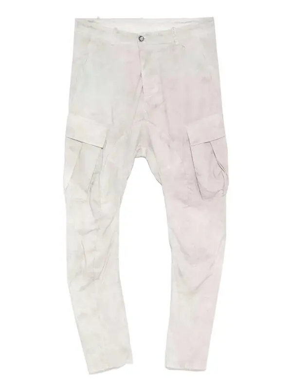 Masnada Cargo Drop-crotch Trousers - Grey