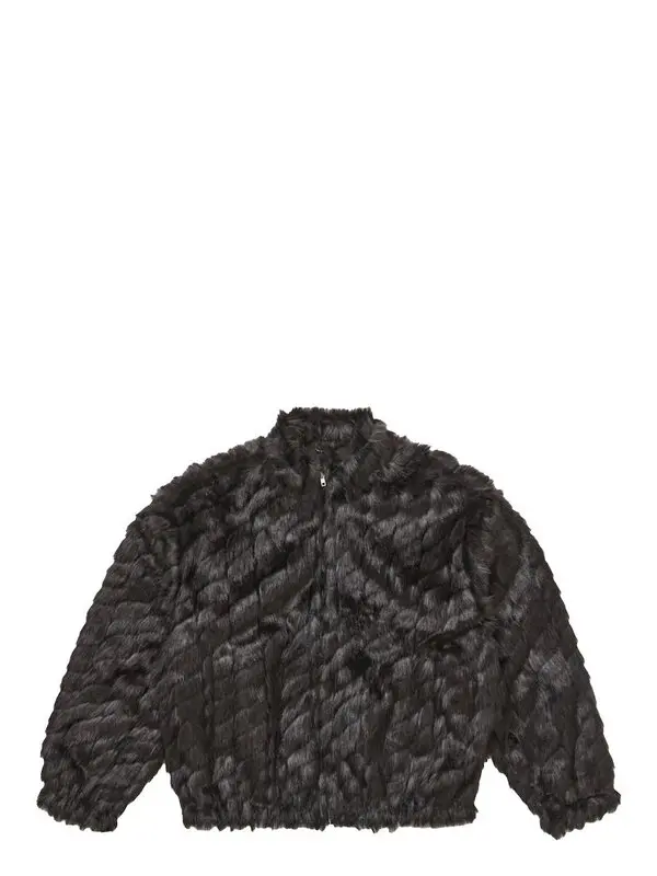 Supreme Windstopper Faux Fur Jacket - Black