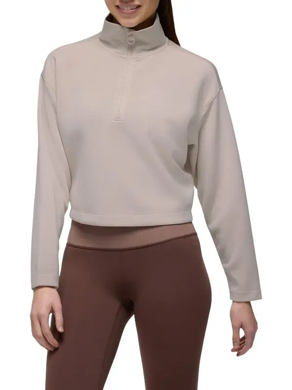 Prana Shea Half Zip - Almond