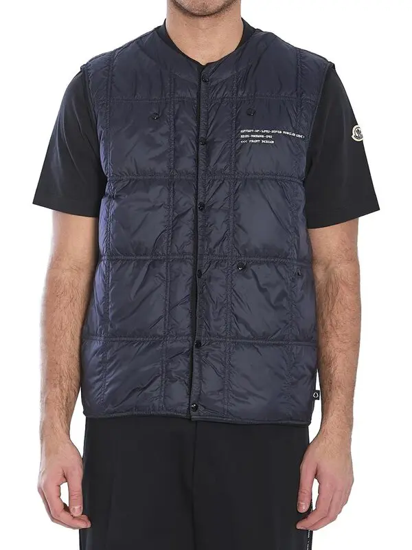 Moncler Vaile Padded Vest - Blue