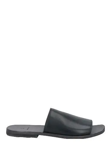 Moma Sandals In Cowhide - Black