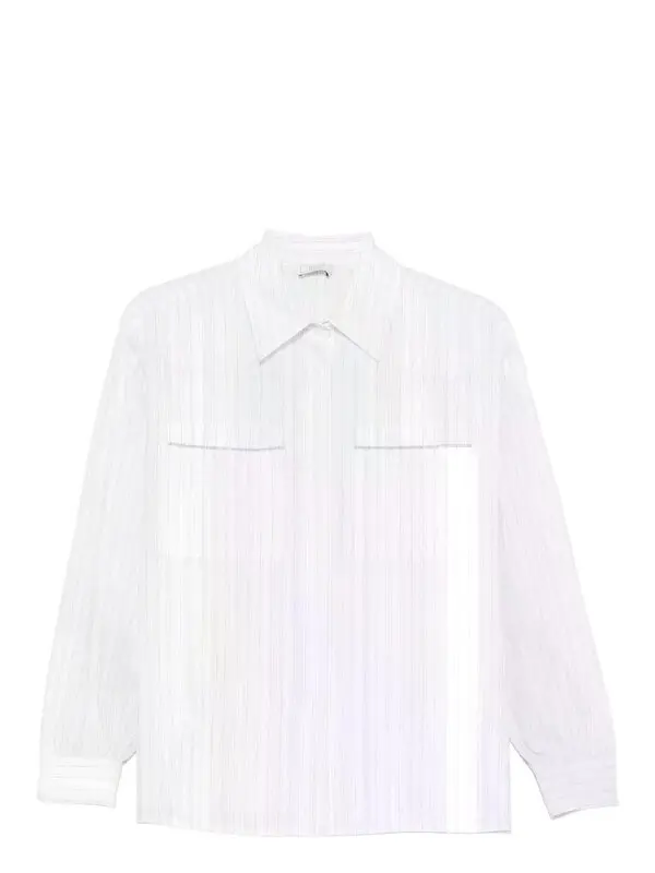 Peserico Striped Shirt - White