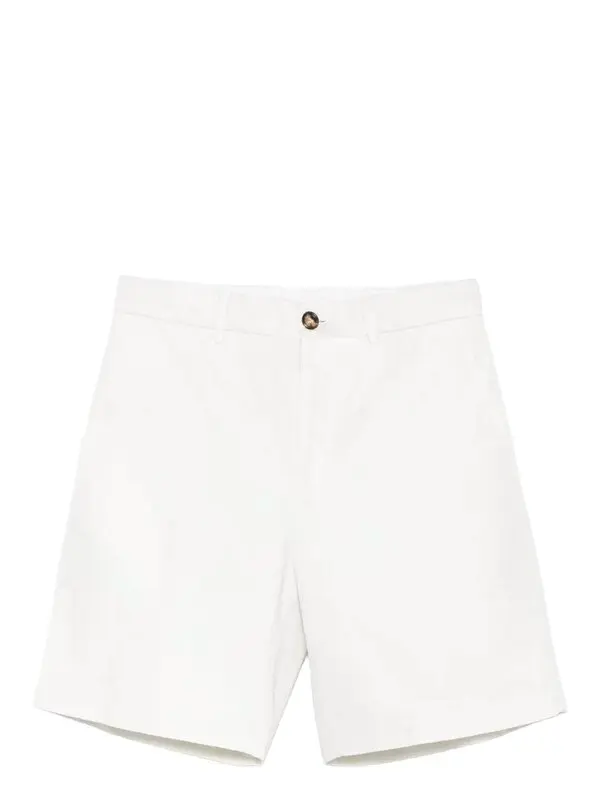 Brunello Cucinelli Cotton Shorts - White