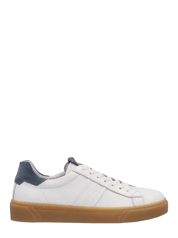 NEROGIARDINI Leather And Suede Sneakers - White